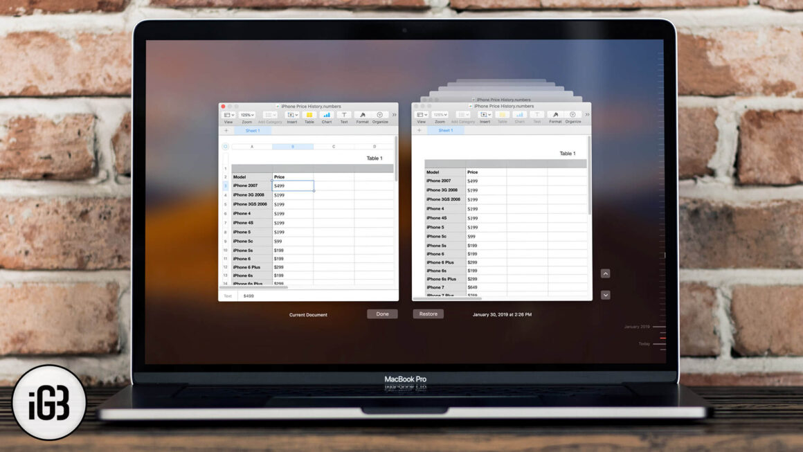 How to Restore Previous Versions of your Files on Mac - iGeeksBlog