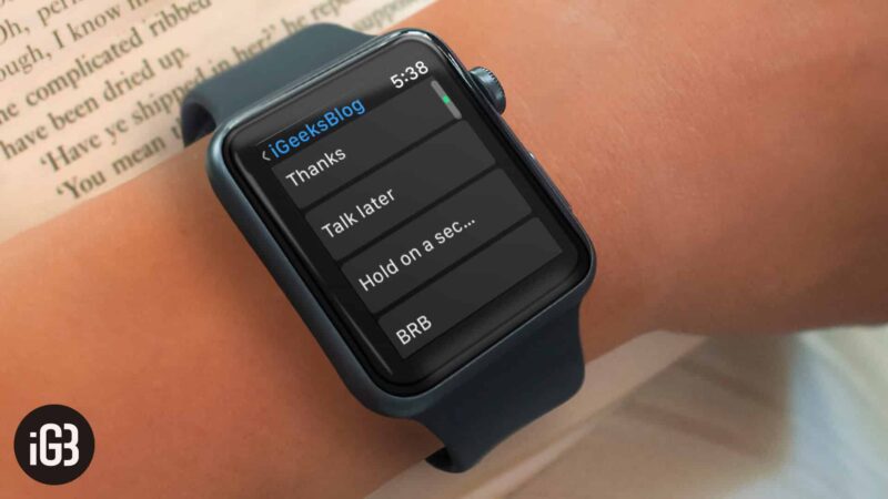 How to Set Default “Send as Text” Option on Apple Watch - iGeeksBlog