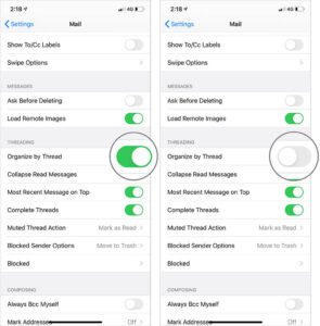 How to organize email threads in Apple Mail for iPhone and iPad ...