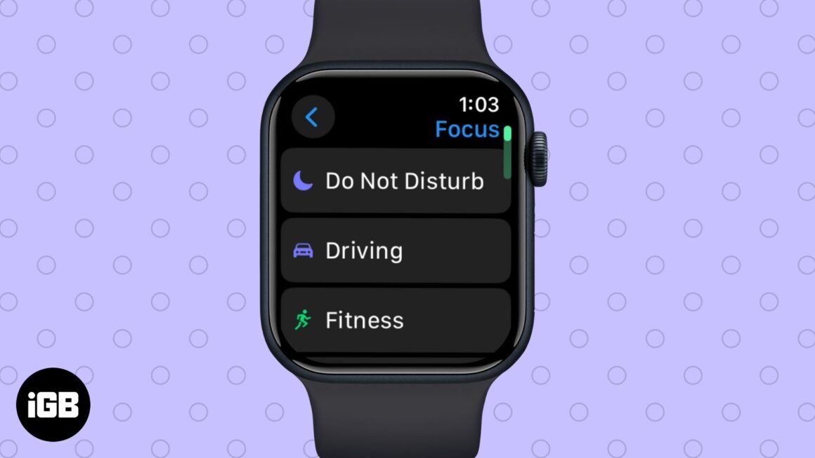 How to enable Do Not Disturb on Apple Watch