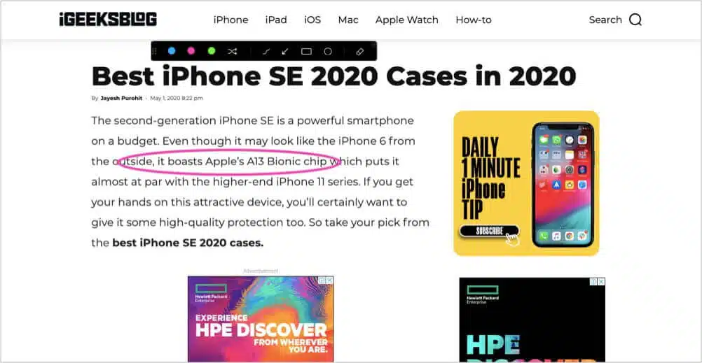 Presentify Screen Annotation Mac App Review - iGeeksBlog