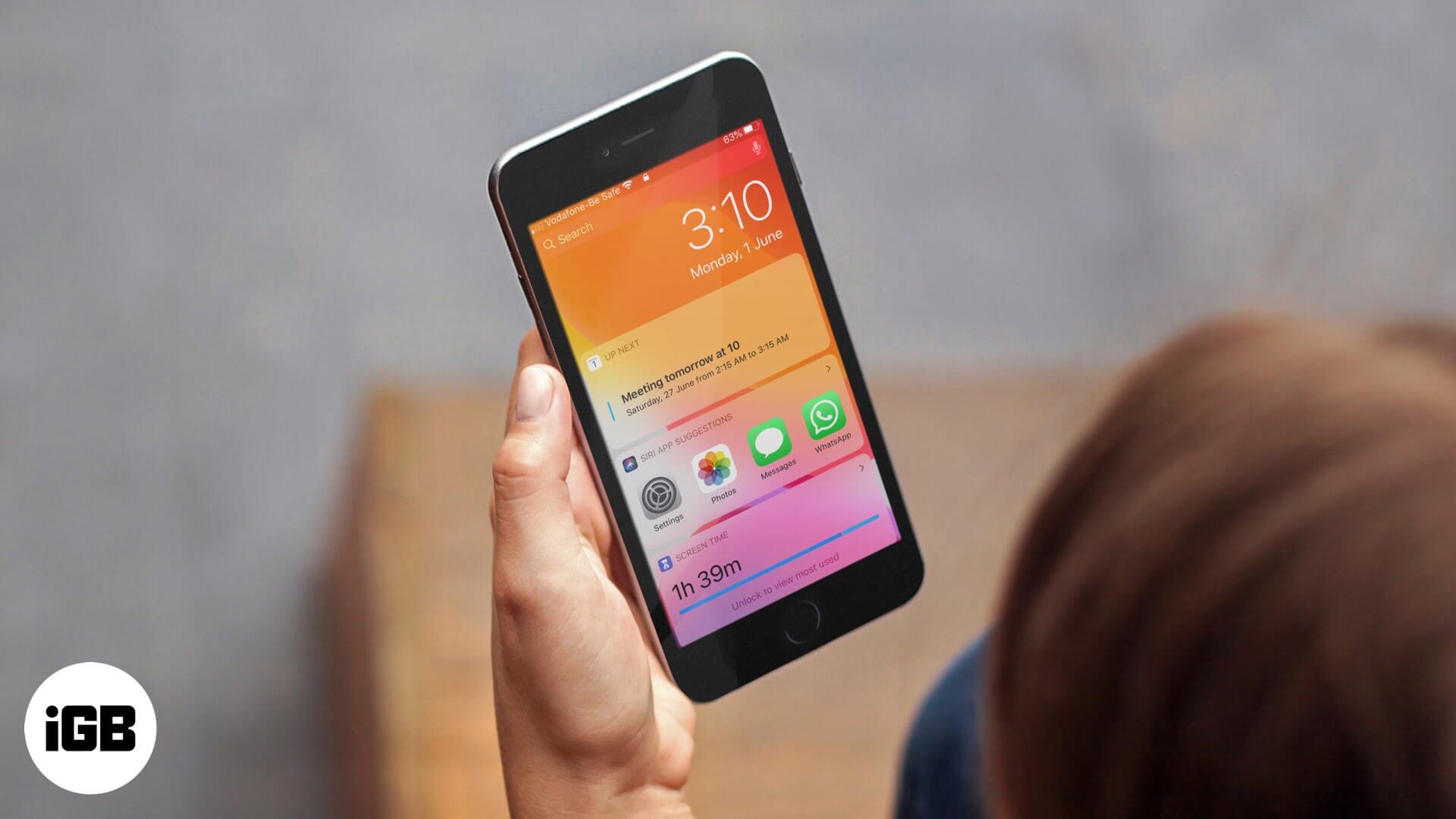 How to Use Widgets on iPhone - iGeeksBlog