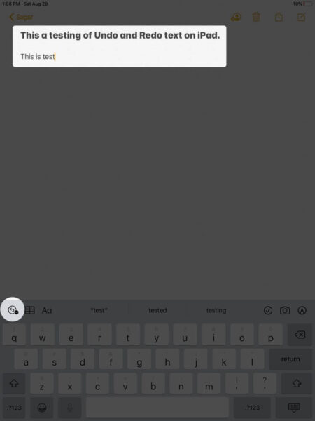 How to Undo and Redo Text on iPhone and iPad?