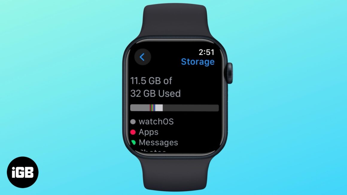 How to free up space on your Apple Watch