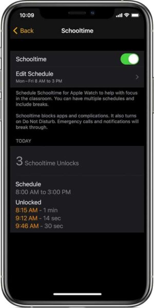 How to Use Schooltime on Apple Watch – iGeeksBlog