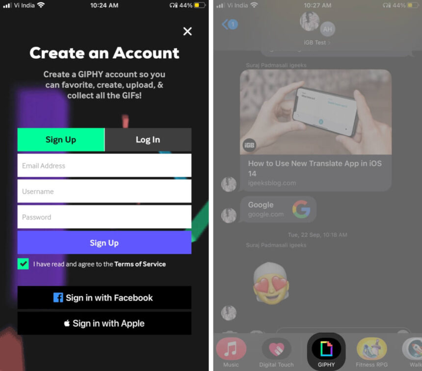 How to send GIFs in iMessage on iPhone and iPad – iGeeksBlog