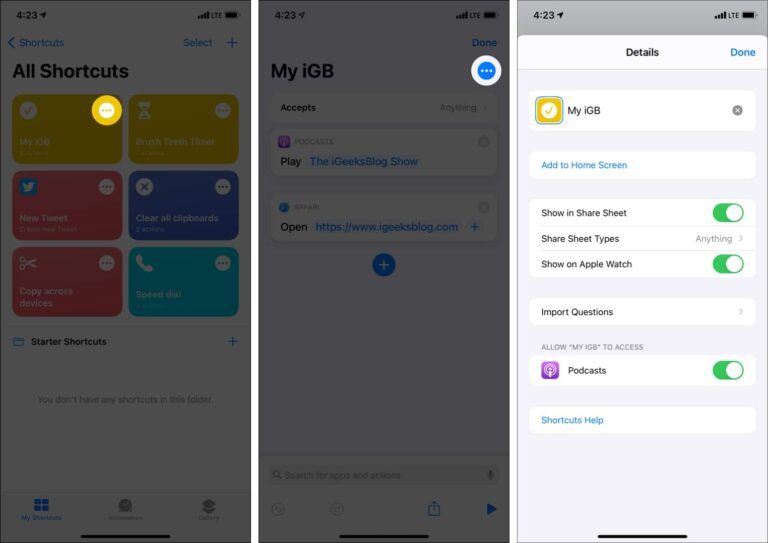 How to use the Shortcuts app on iPhone and iPad like a PRO - iGeeksBlog