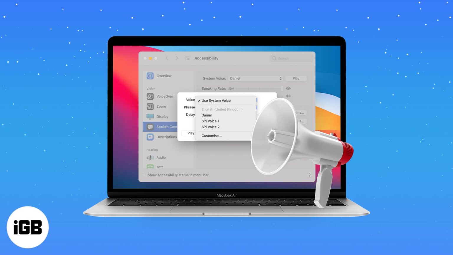 How to announce alerts on Mac (In just 4 steps) - iGeeksBlog