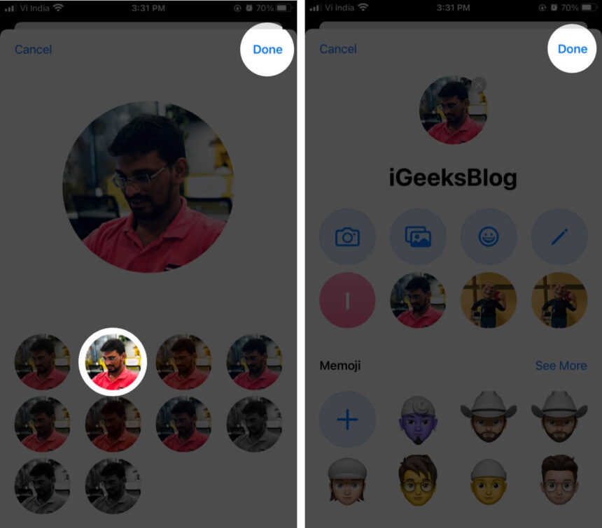 How to customize your iMessage profile on iPhone – iGeeksBlog
