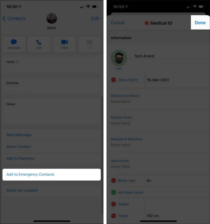 How to Add Emergency Contacts on iPhone and Apple Watch – iGeeksBlog