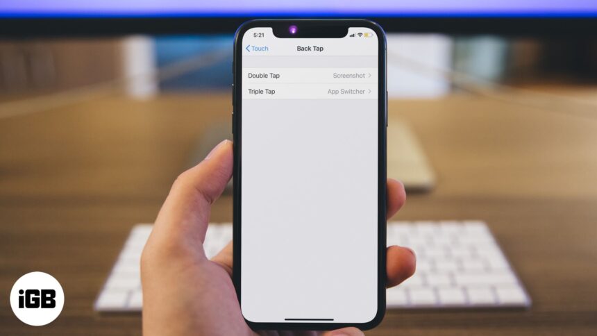 How to use Back Tap on iPhone - iGeeksBlog