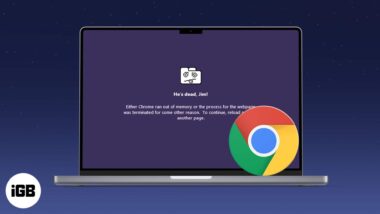 How to fix Google Chrome crashing issues on Mac - iGeeksBlog