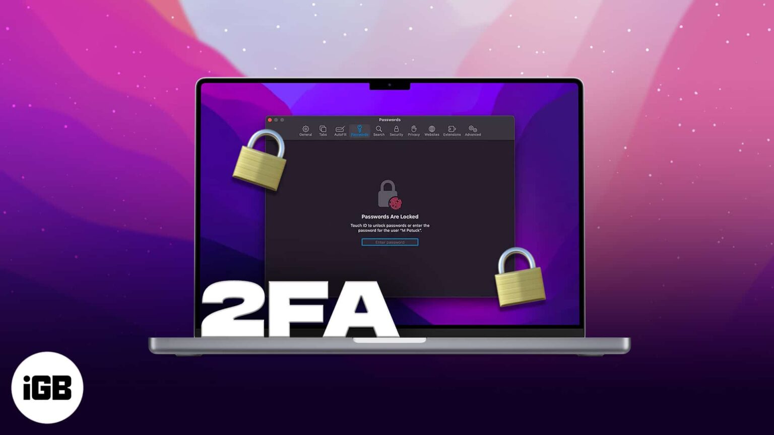 How to use two-factor authentication on Mac - iGeeksBlog