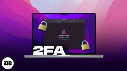 How to use two-factor authentication on Mac - iGeeksBlog