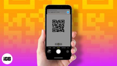 How to scan QR code on iPhone and iPad - iGeeksBlog