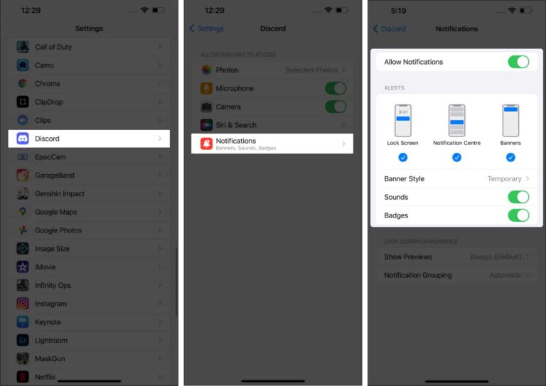How to fix Dis­cord noti­fi­ca­tions not work­ing on iPhone - iGeeksBlog