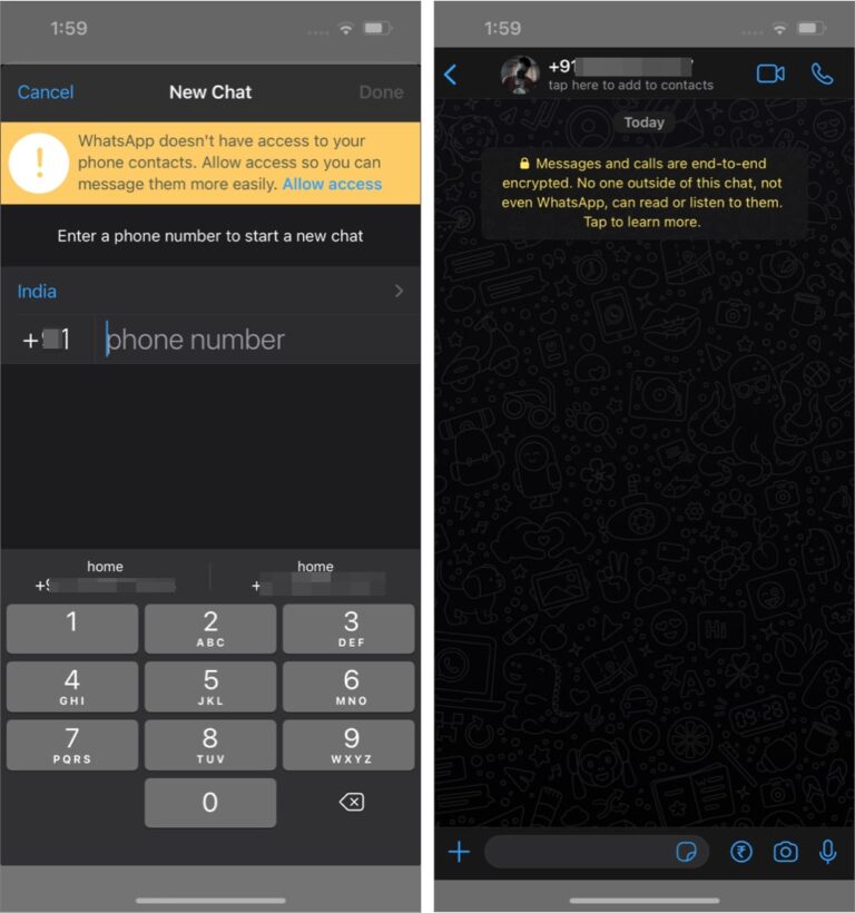 How To Send Whatsapp Messages Without Saving Contact On Iphone Igeeksblog