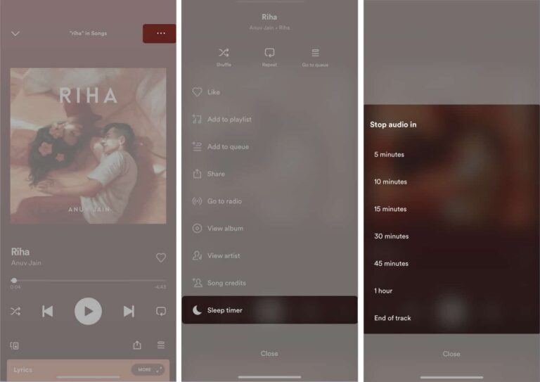 How To Set A Spotify Sleep Timer On IPhone And Mac IGeeksBlog