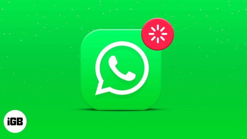 9 Ways to fix WhatsApp reconnecting problem on iPhone - iGeeksBlog