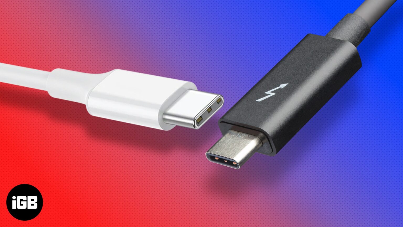 Thunderbolt vs. USB-C: What’s the difference? - iGeeksBlog