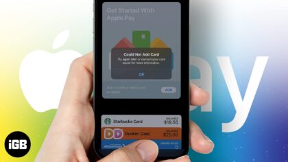 Can’t add a card to Apple Pay on iPhone and iPad? 11 Fixes! - iGeeksBlog