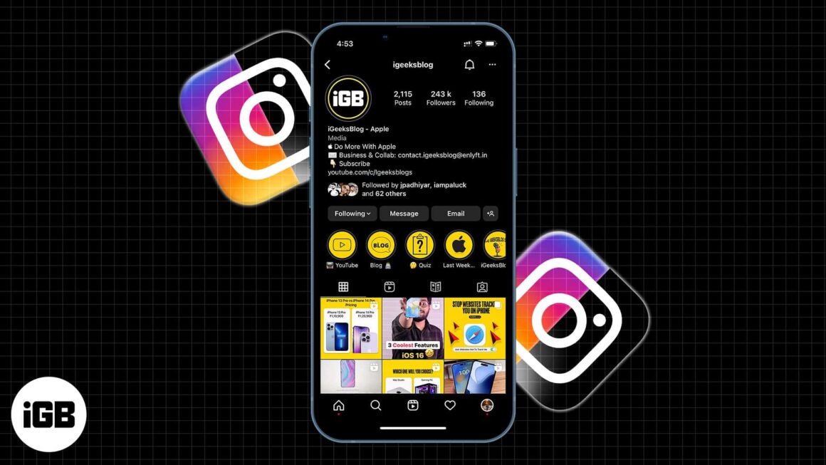 How to turn on Instagram Dark Mode on iPhone - iGeeksBlog
