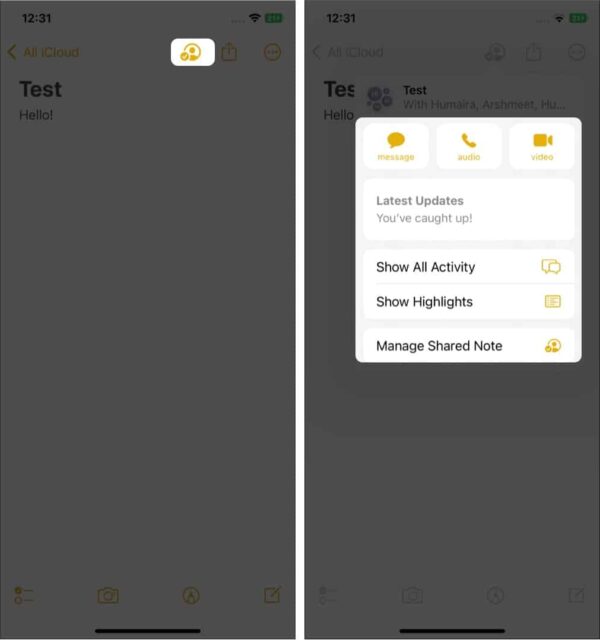 How to Share and Collaborate in Notes App – iGeeksBlog