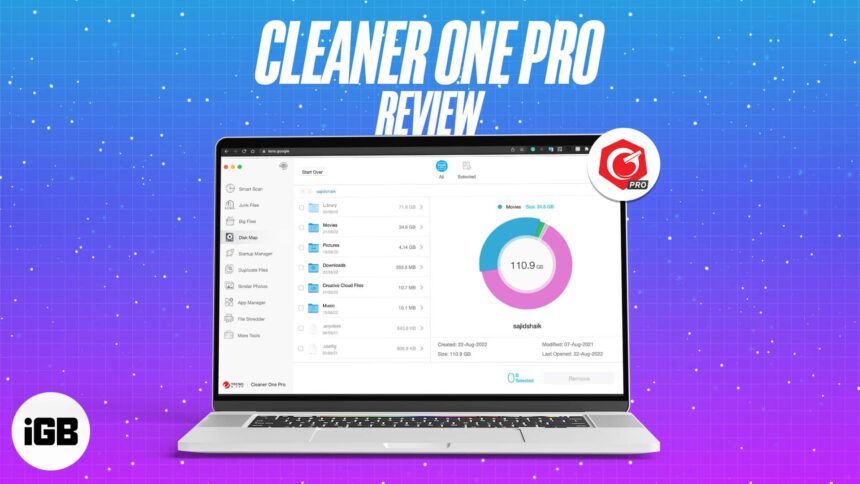 Clean and speed up your Mac with Cleaner One Pro - iGeeksBlog