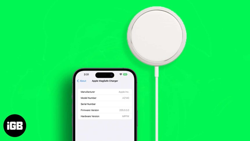 MagSafe charger receives a new firmware update – Here’s how to check ...