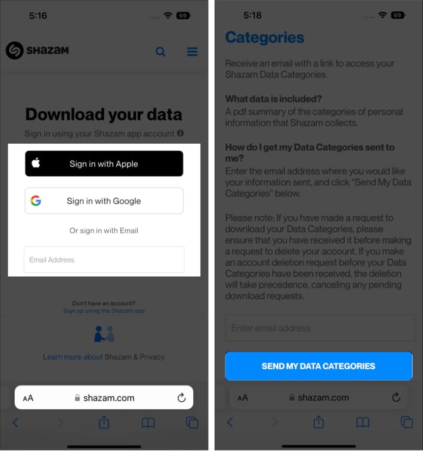 How to view Shazam Music Recognition history on iPhone and iPad ...
