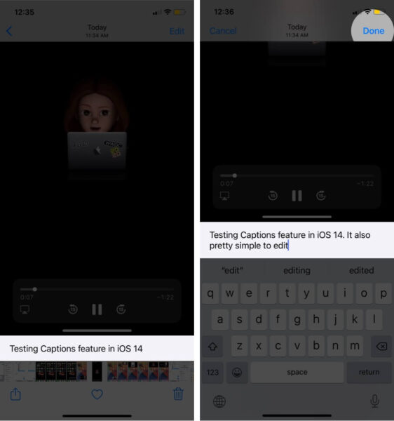 How to add captions to photos or videos on iPhone and iPad - iGeeksBlog
