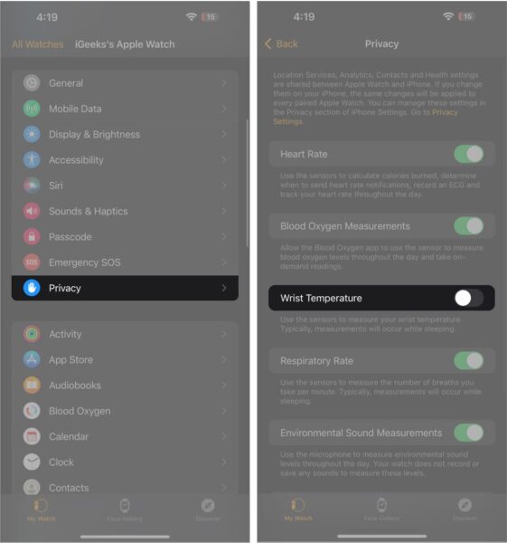 How to track nightly wrist temperature on Apple Watch – iGeeksBlog