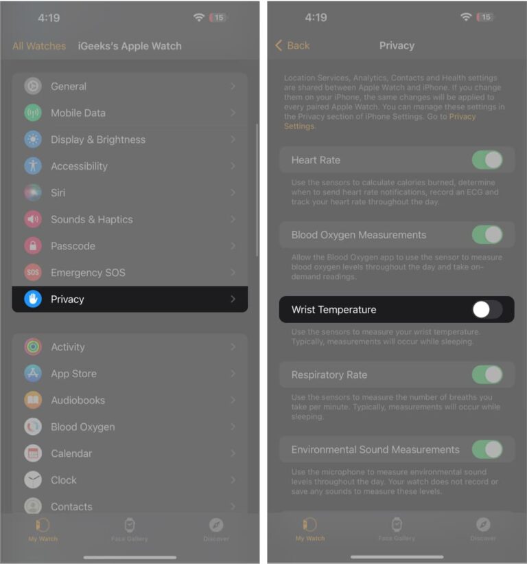 How to track nightly wrist temperature on Apple Watch – iGeeksBlog