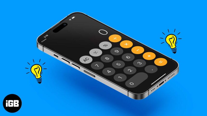 10 Best Calculator tips and tricks for iPhone - iGeeksBlog