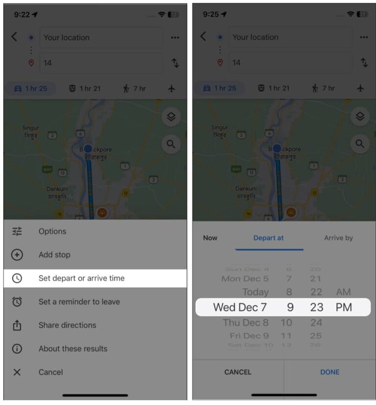 How to use Google Maps as a trip planner on iPhone - iGeeksBlog
