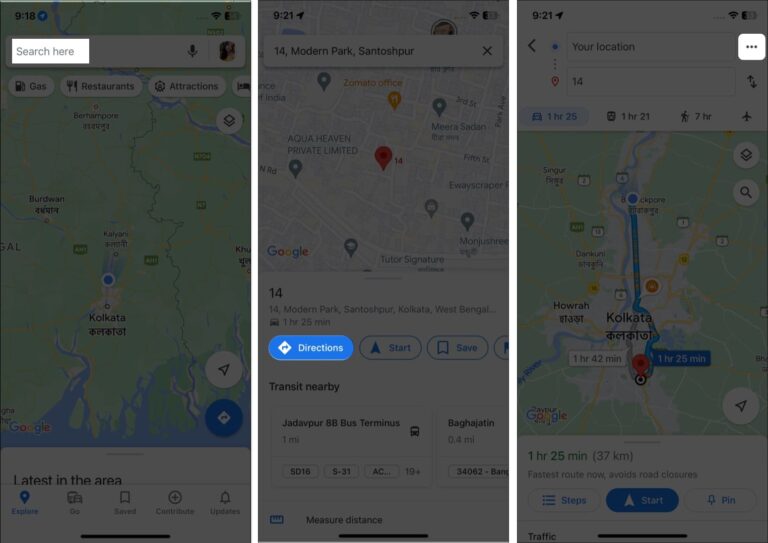How to use Google Maps as a trip planner on iPhone - iGeeksBlog