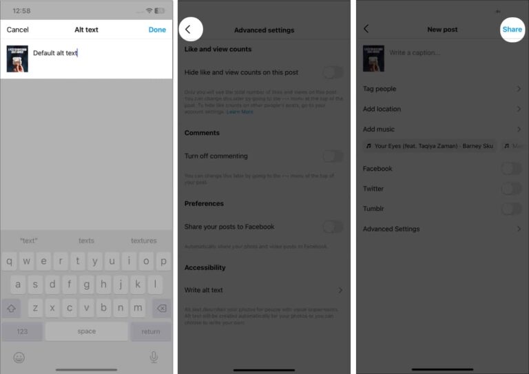 How to add alt text to Instagram posts on iPhone: 2 Ways - iGeeksBlog