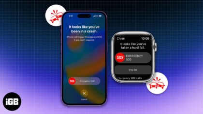 How to use Crash Detection on iPhone and Apple Watch - iGeeksBlog