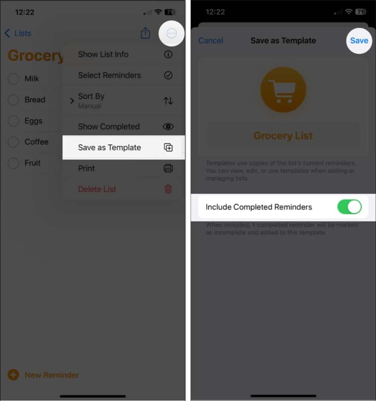 How to use templates in Reminders app on iPhone, iPad, and Mac – iGeeksBlog