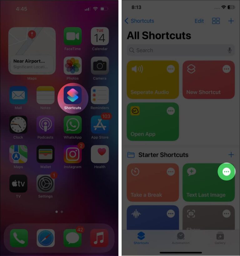 How to edit shortcuts on iPhone in iOS 16 - iGeeksBlog