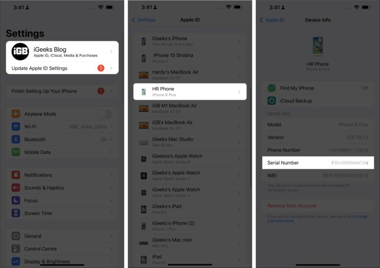 9 sätt att hitta serienummer för iPhone och iPad (2023) - Ericsson Tek