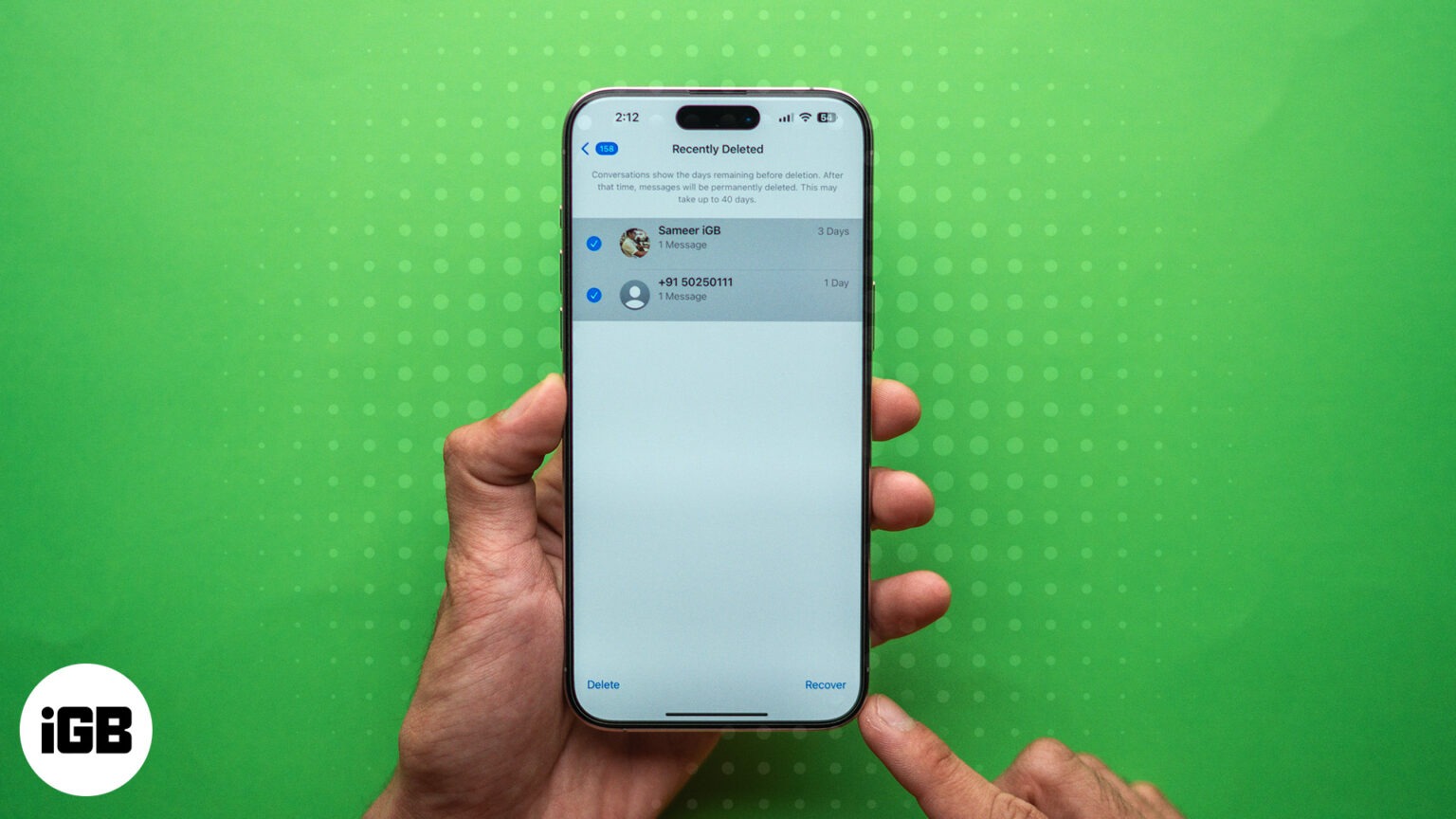 Recover deleted text messages on iPhone with or without backup
