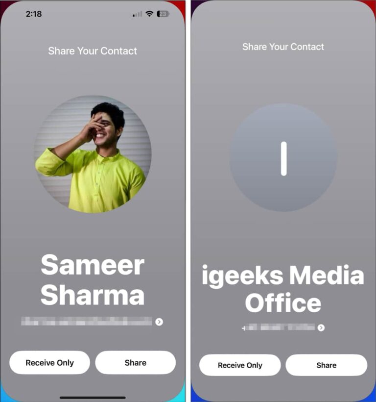 How to use NameDrop in iOS 17 on iPhone - iGeeksBlog