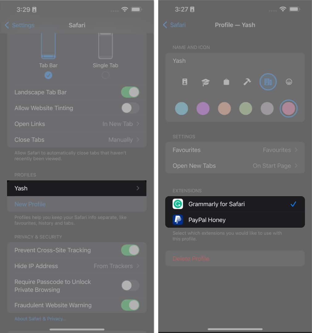 How to create Safari profiles in iOS 17 and macOS Sonoma - iGeeksBlog