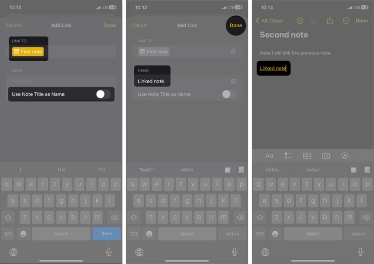 How to link notes in Apple Notes in iOS 18 and macOS Sequoia - iGeeksBlog