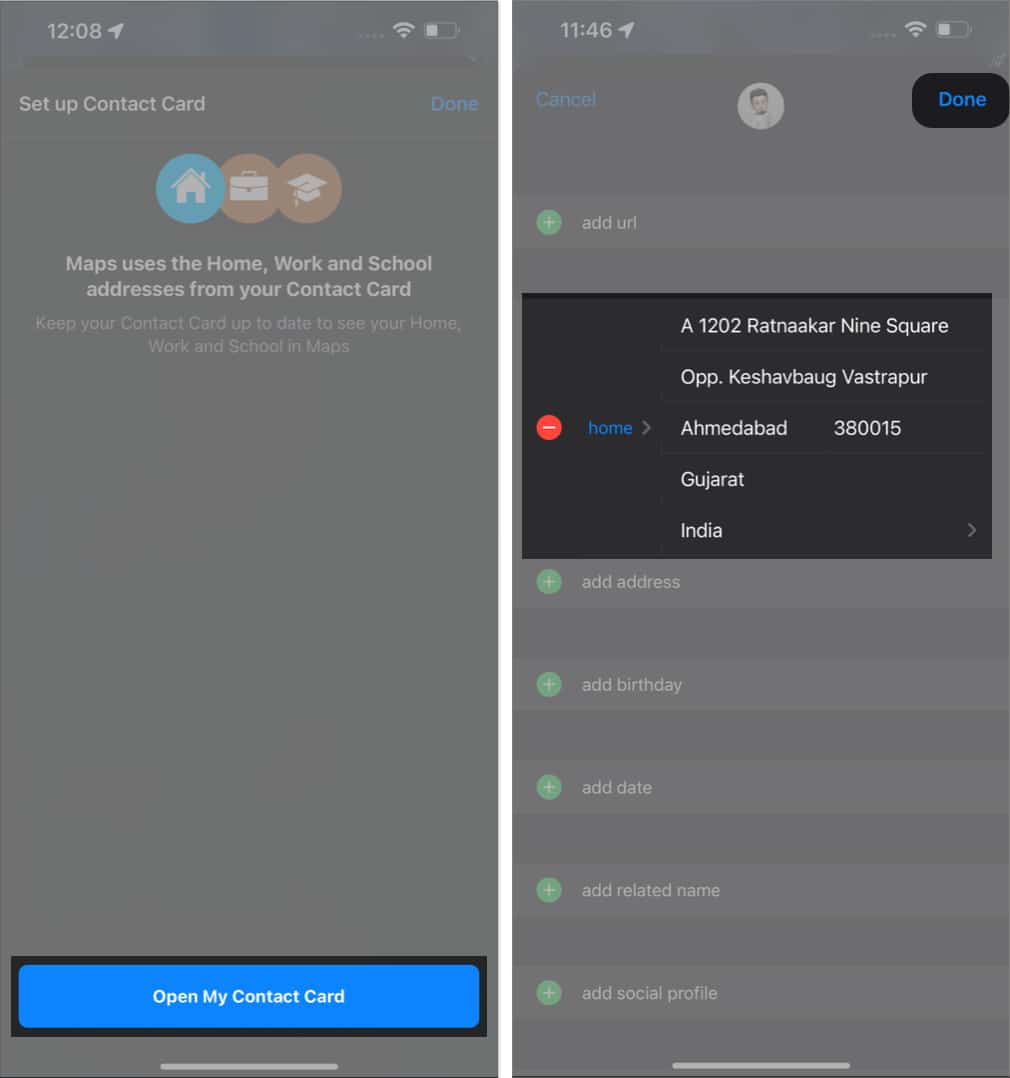 How to add home address in Apple Maps on iPhone, Mac - iGeeksBlog