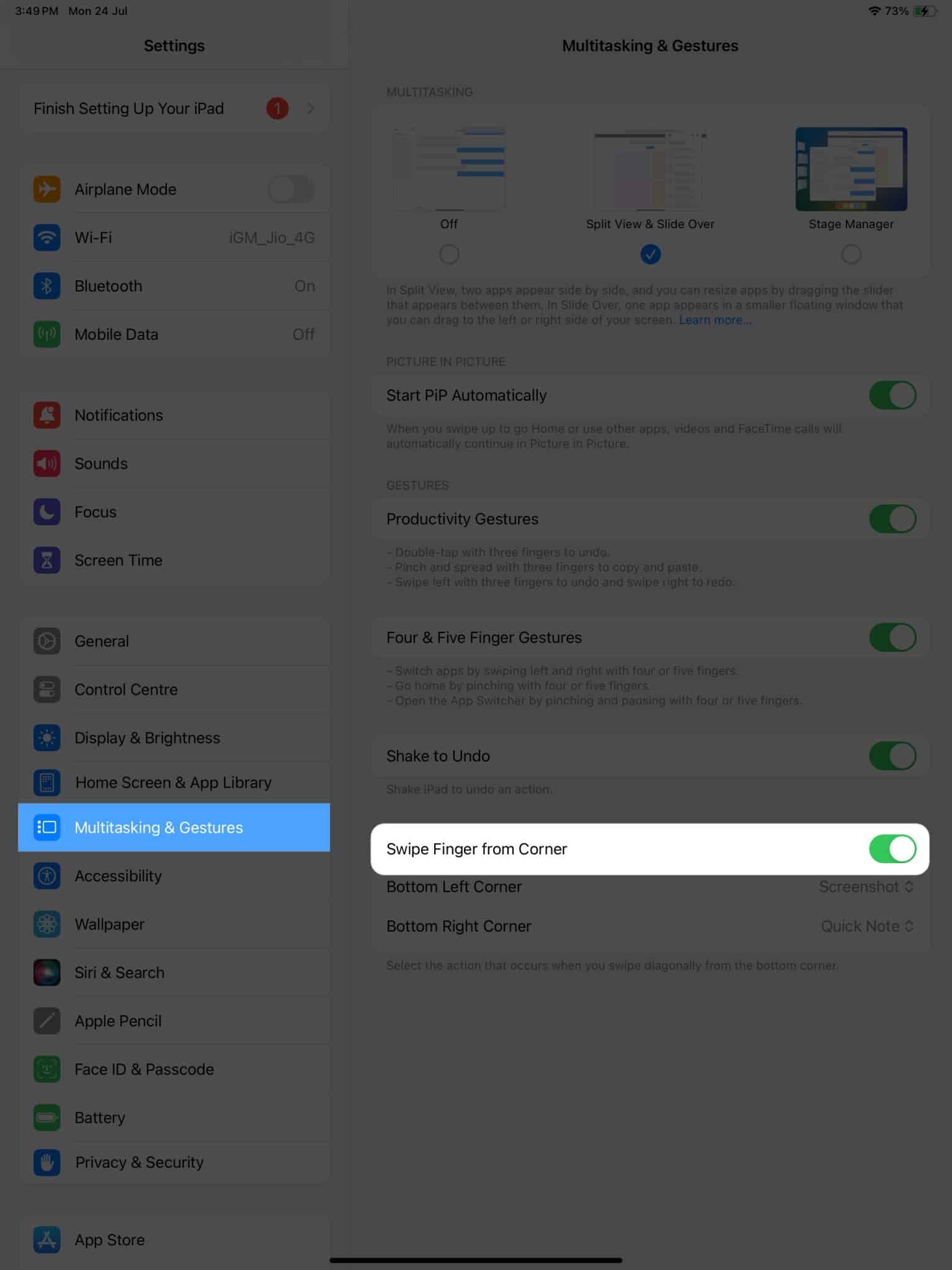 How to take screenshots using gestures in iPadOS 17 - iGeeksBlog