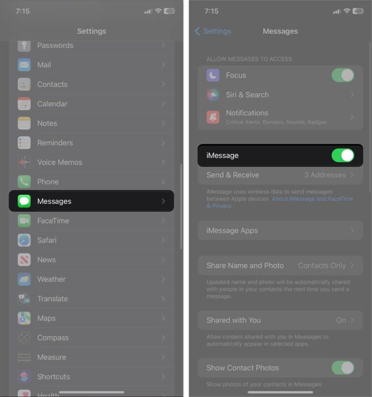 Sync iMessage between iPhone, iPad and Mac