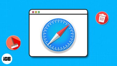 How to clear Safari cache, history, and cookies on Mac - iGeeksBlog