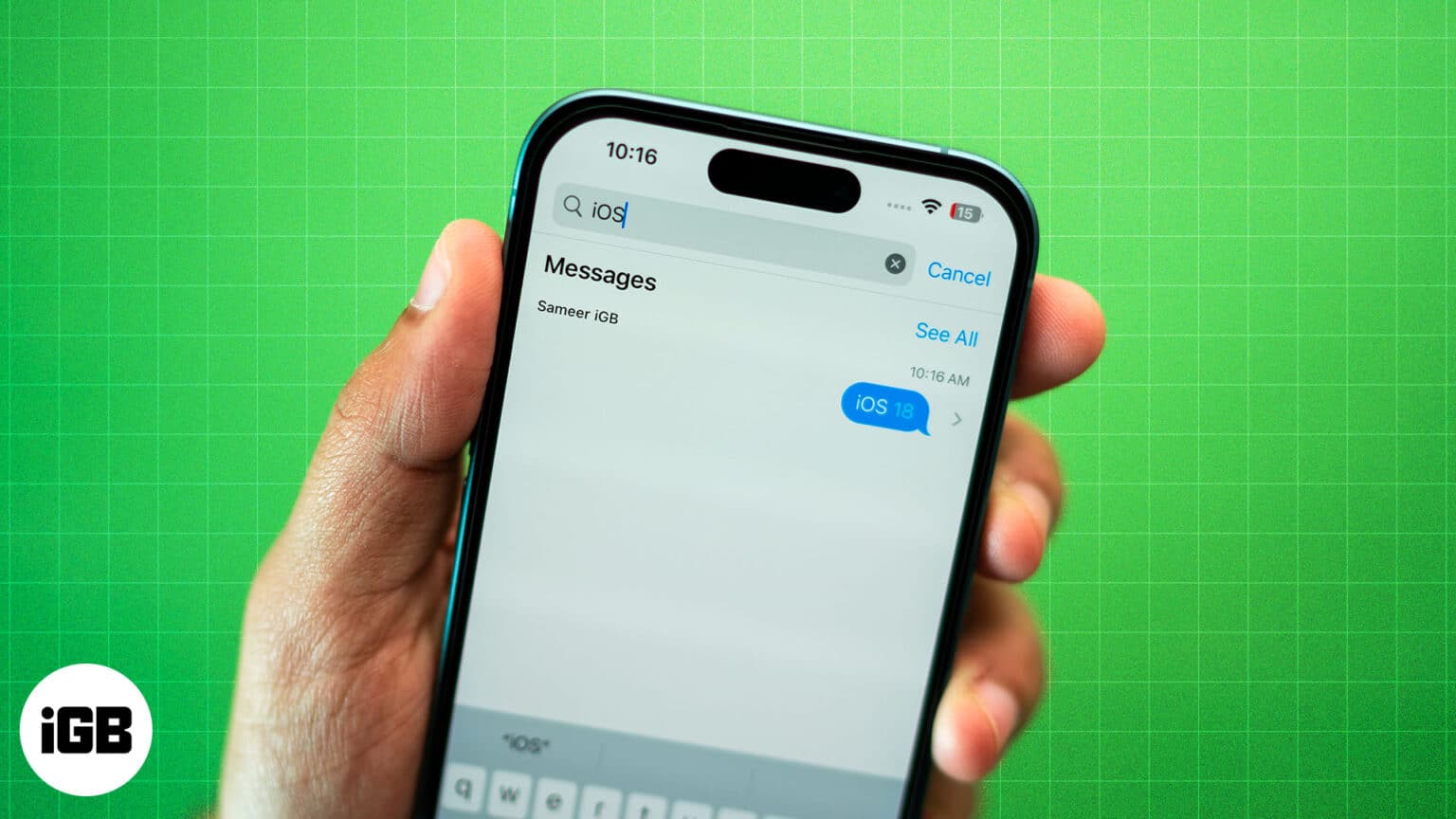 How to use Smart Search Filters in Messages on iPhone (iOS 18) How to use Smart Search Filters in Messages on iPhone (iOS 18)